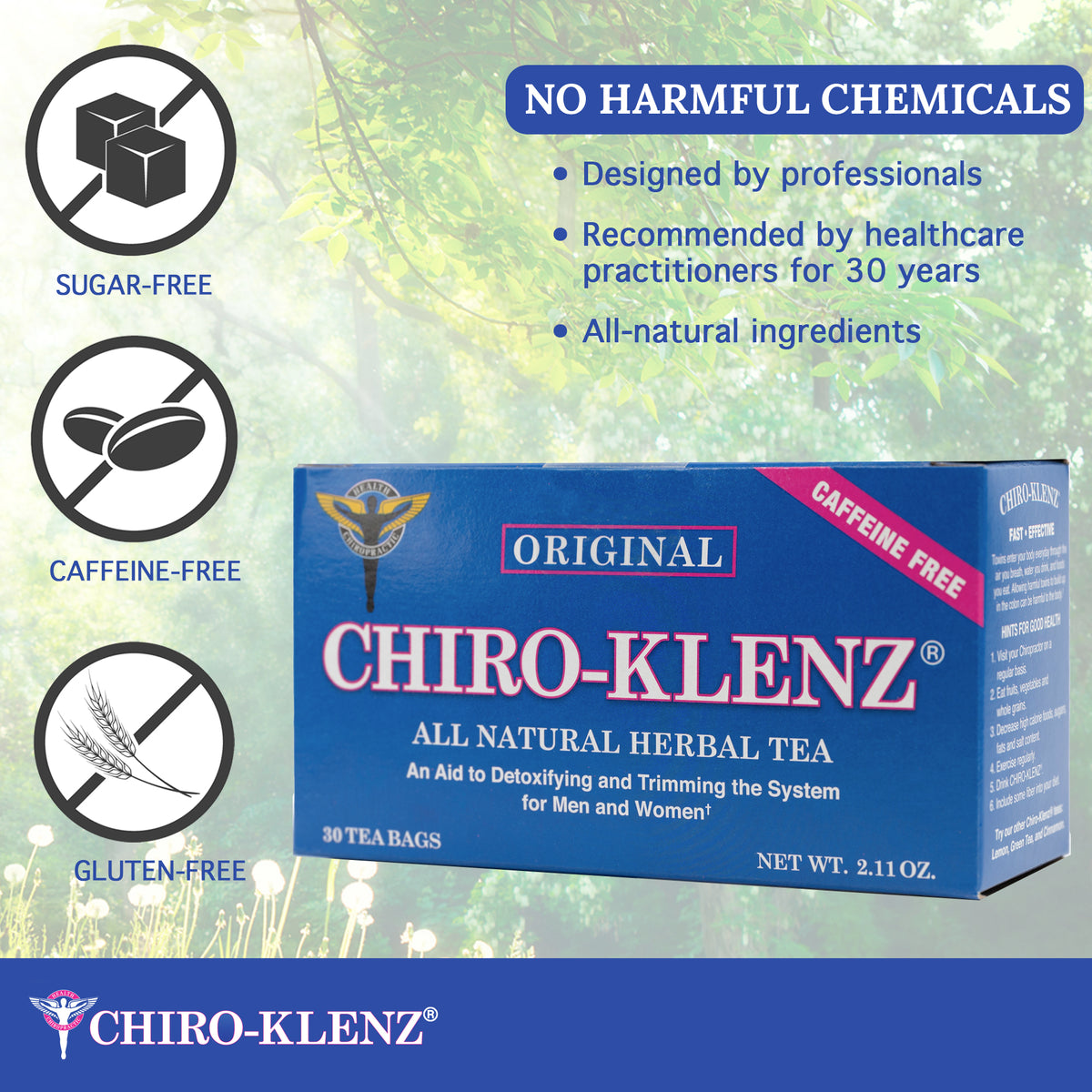 Chiro-Klenz® Tea Orginal - Colon Detox Diet Tea - Edom Laboratrories ...