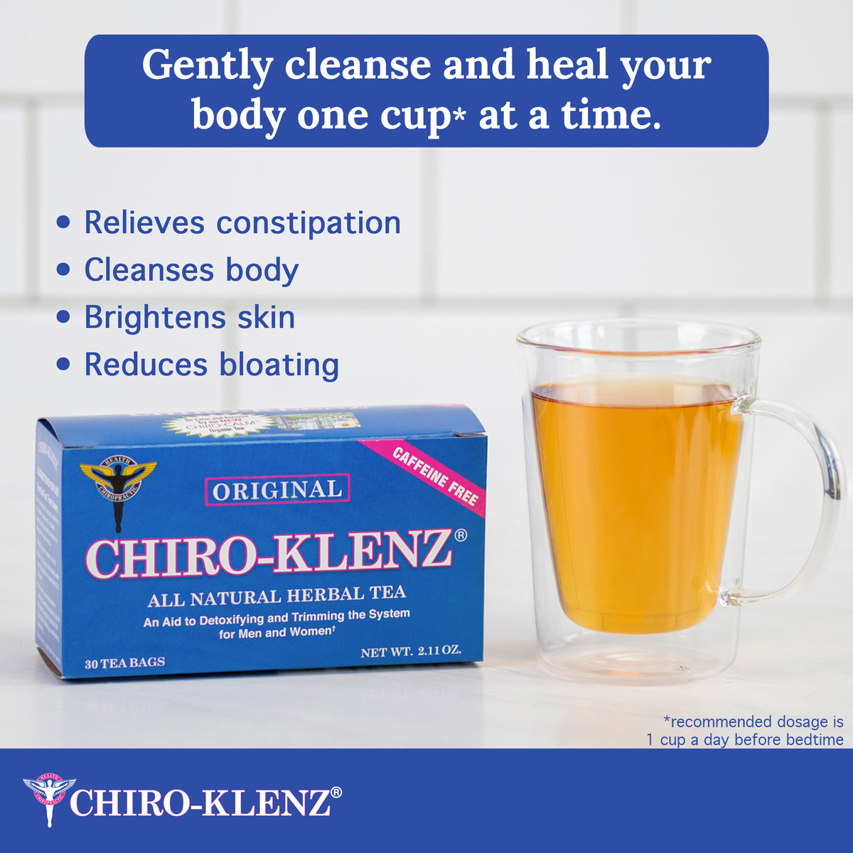 Chiro-Klenz® Tea Orginal - Colon Detox Diet Tea - Edom Laboratrories ...
